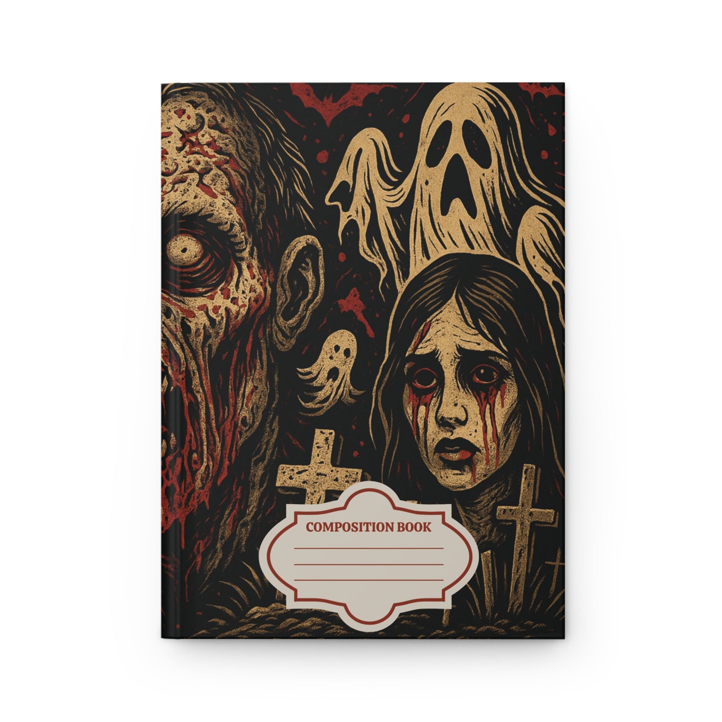 Hardcover Journal – Horror, Creepy Zombie, Ghosts & Grave… – Invaluable ...